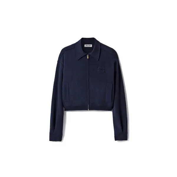 Miu Miu Wool And Cashmere Blouson Jacket