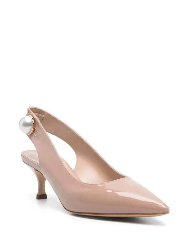 Casadei 70mm Julia Pumps - Neutrals