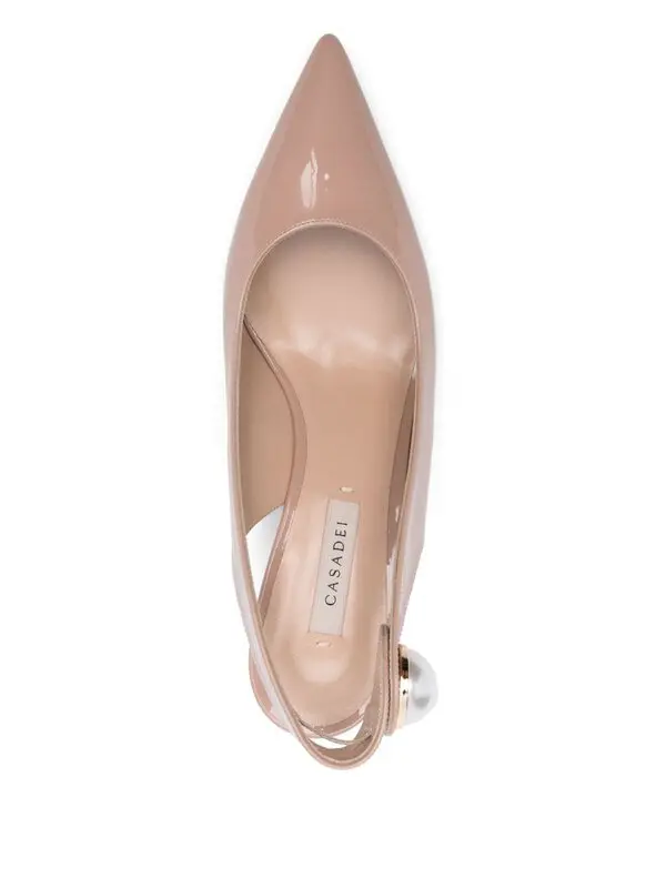 Casadei 70mm Julia Pumps - Neutrals