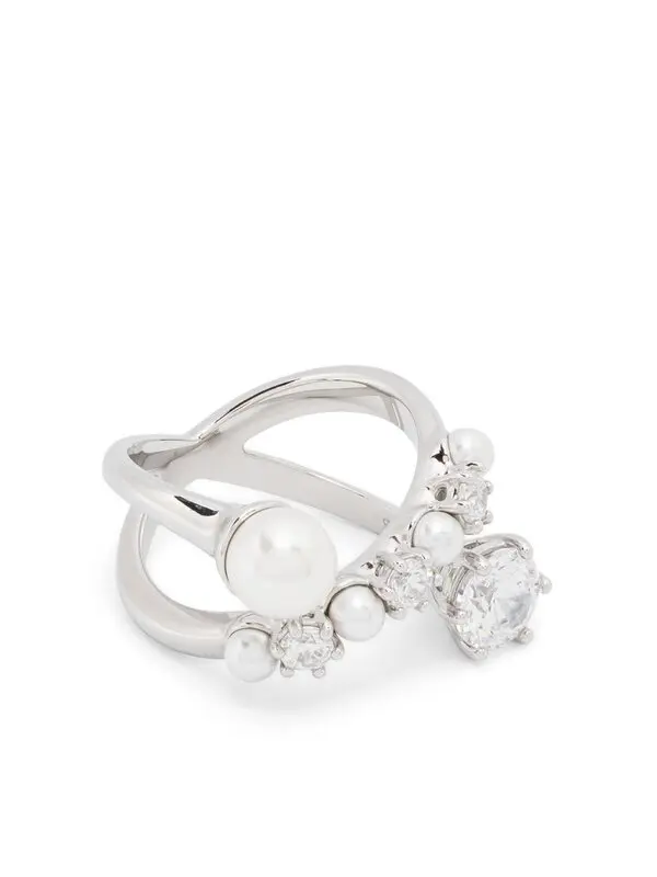 SWAROVSKI Matrix Cocktail Ring - White