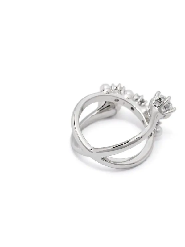 SWAROVSKI Matrix Cocktail Ring - Silver