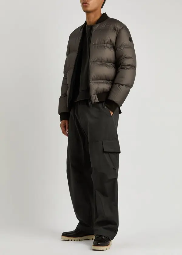 Moncler Vioz Quilted Nylon Bomber Jacket