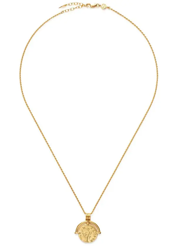MISSOMA X Lucy Williams Roman Arc Coin Vermeil Necklace - Gold