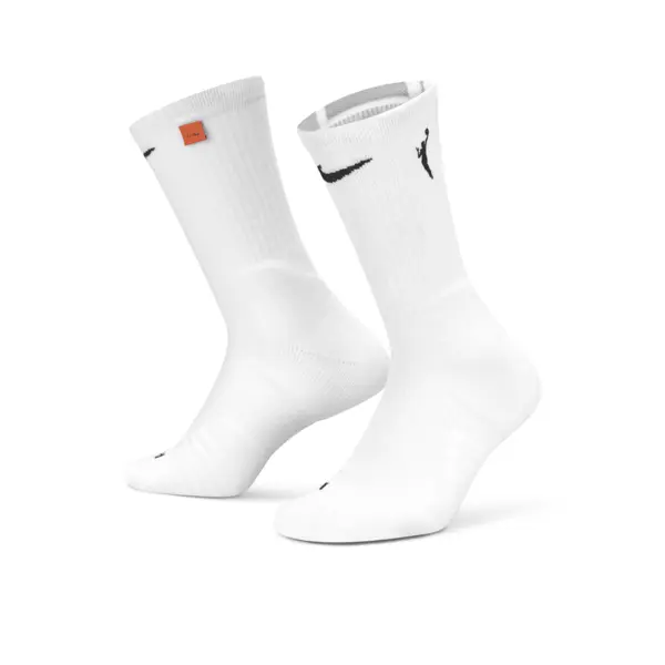 Nike Wnba Elite Basketball Crew Socks - White
