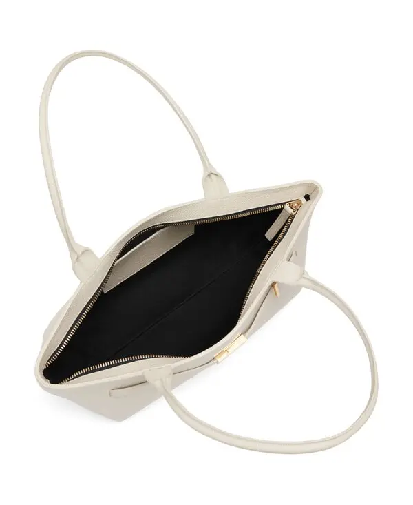 DEMELLIER The New York Shoulder Bag - Chalk