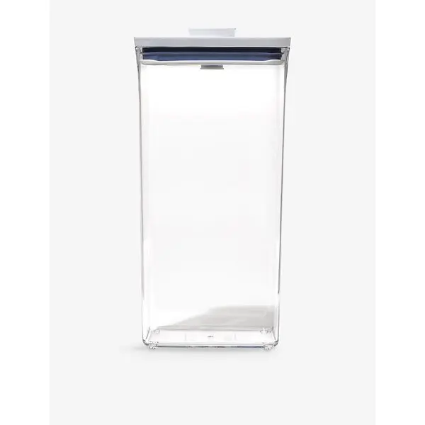 OXO Pop Rectangle Tall Stainless-steel Container - White Blue Clear