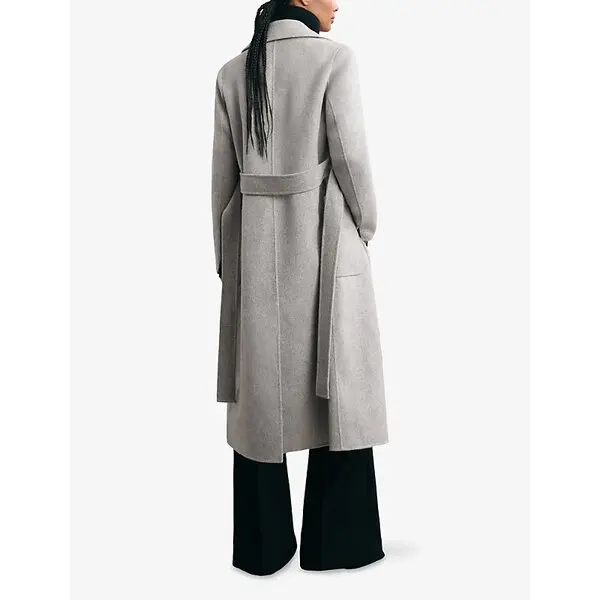 REISS Lucia Wool-blend Coat - Grey