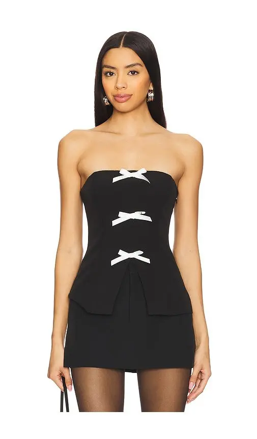 MORE TO COME Ines Strapless Top