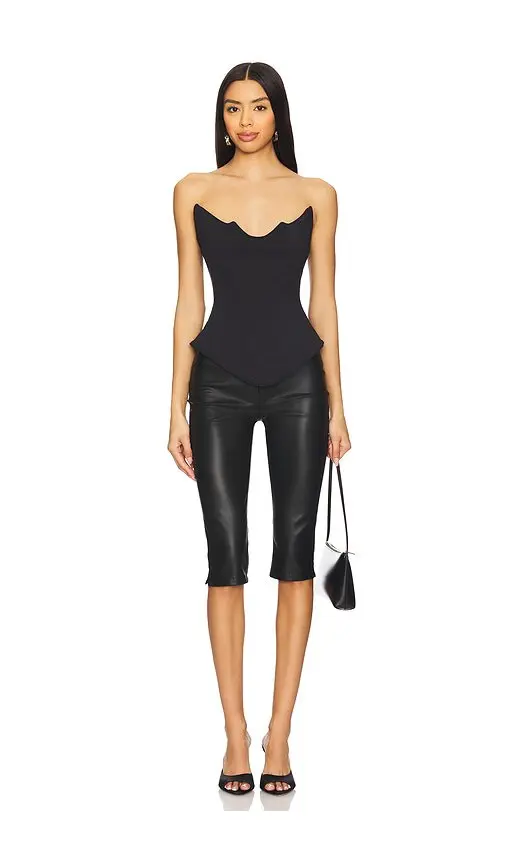 MOTHER OF ALL April Zipper Corset Top