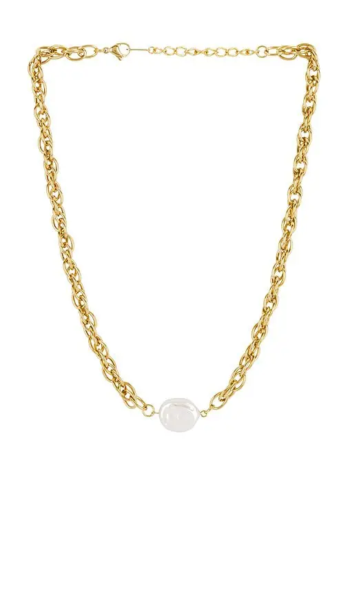 8 Other Reasons Joyce Pearl Pendant Necklace - Gold