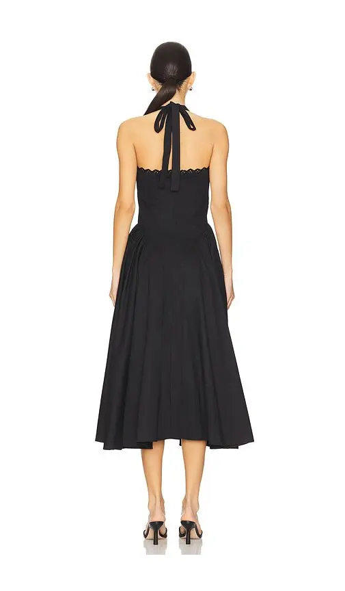 silk halter slip dress Stolen Stores HALTER BIAS MAXI SLIP DRESS IN COBALT main image 0