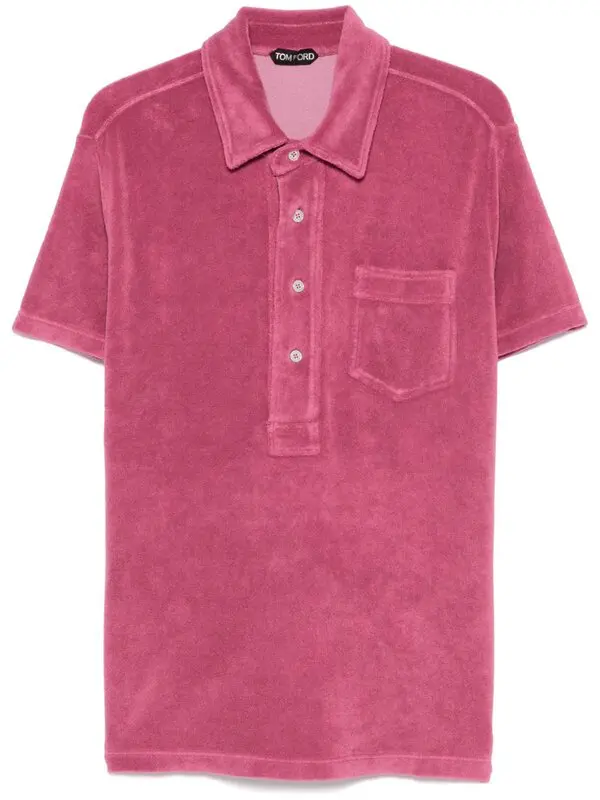TOM FORD Terry-effect Polo Shirt