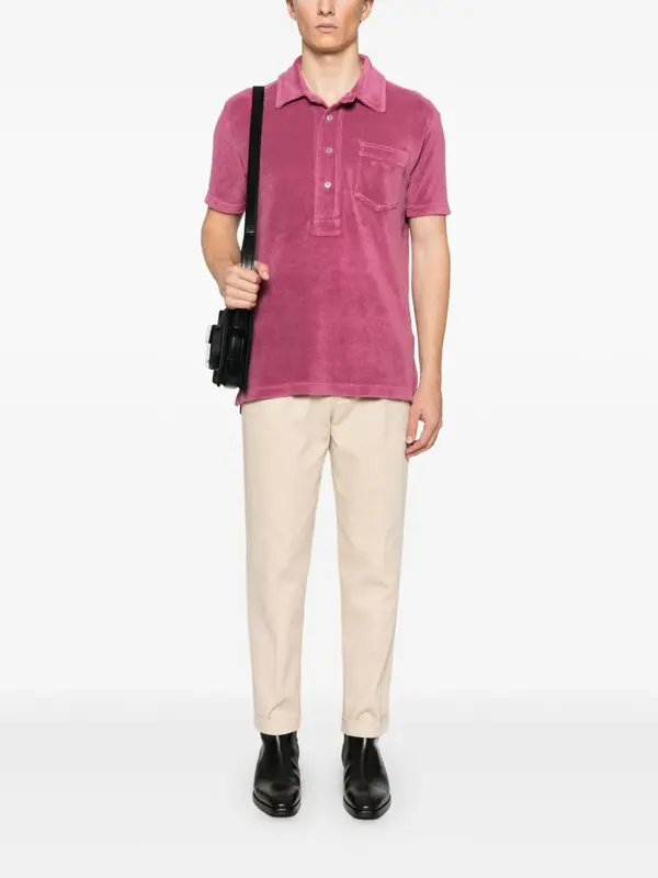 TOM FORD Terry-effect Polo Shirt