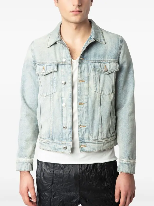 Zadig&Voltaire Bases Denim Jacket - Blue