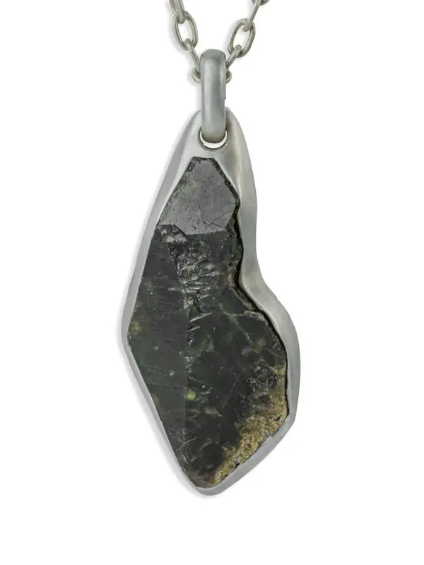 PARTS OF FOUR Halos Quartz Pendant Necklace - Silver