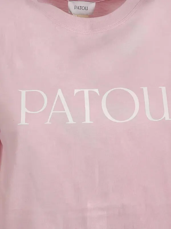 PATOU Logo-print T-shirt - Pink