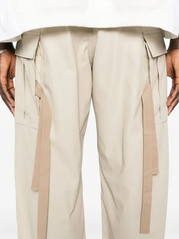 Sacai Belted Trousers - Neutrals