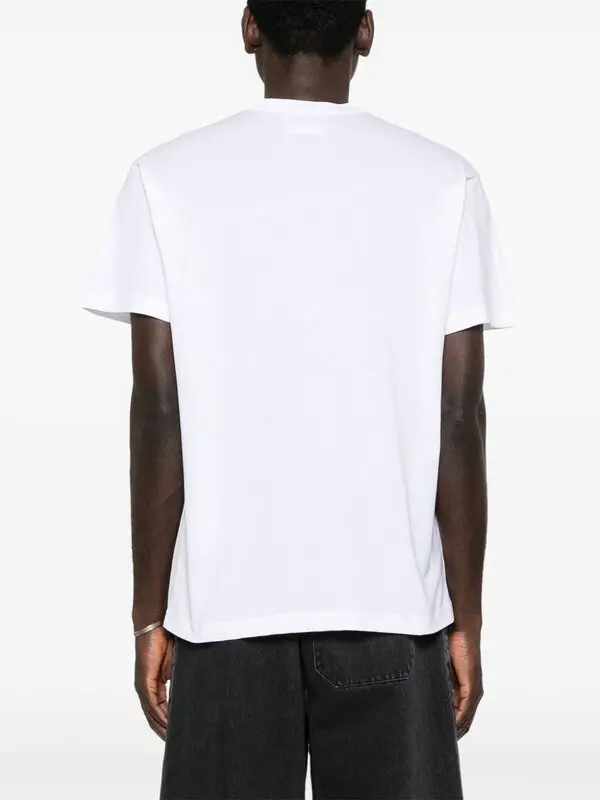 Versace Logo-patch T-shirt - White