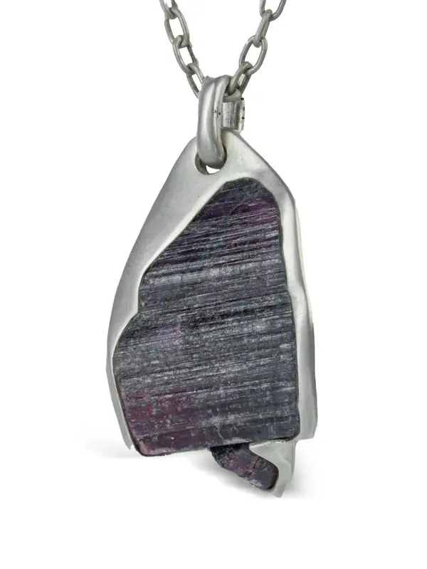 PARTS OF FOUR Sterling Halos Tourmaline Necklace - Silver