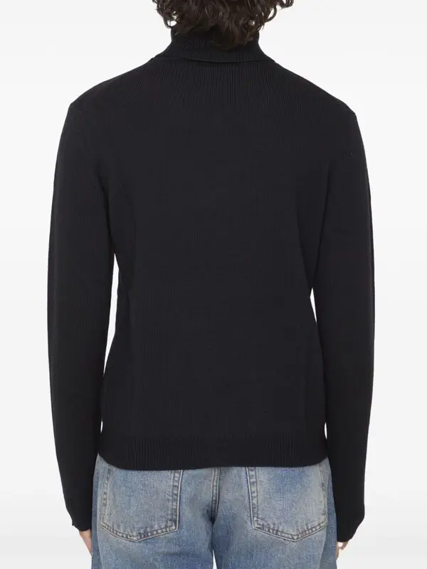 ROBERTO COLLINA Merino Wool Sweater - Black