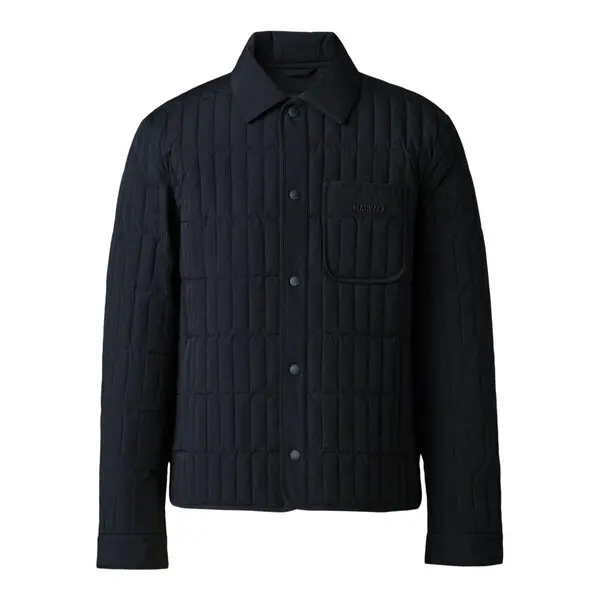 Mackage Vertical Quilted Jacket - Navy