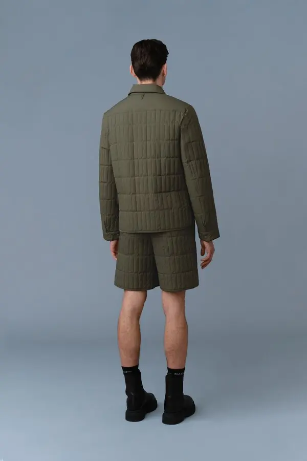 Mackage Vertical Quilted Jacket - Navy