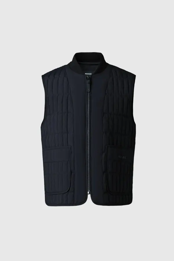 Mackage Levi Light Down Quilted Vest - Black