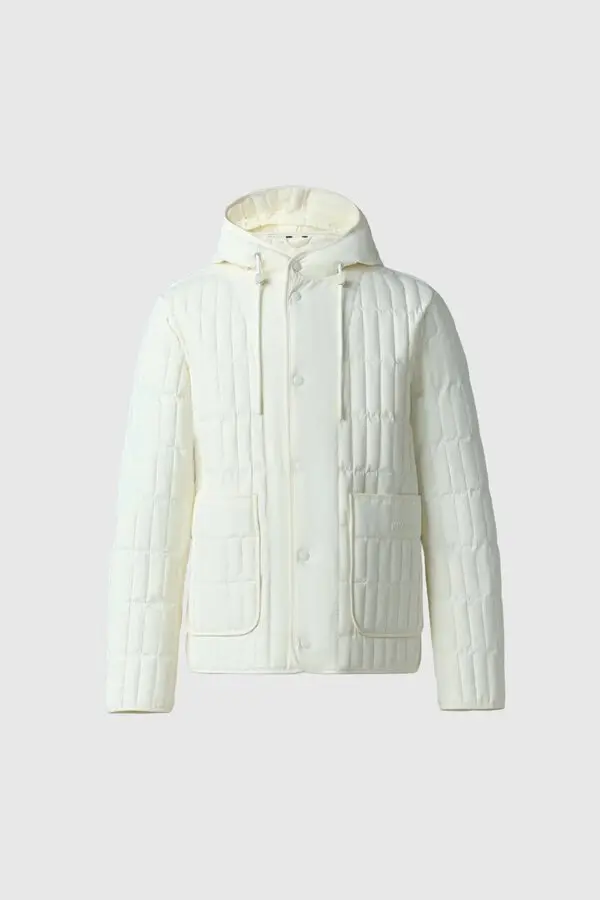 Mackage Miles Light Down Quilted Jacket - Cream