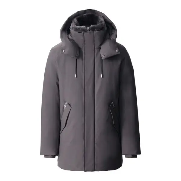 Mackage Sullivan 2-in-1 Down Coat With Removable Bib - Carbon