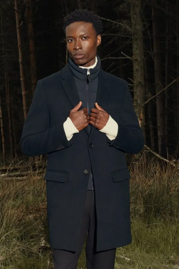 Mackage Skai-slb 3-in-1 Wool Coat With Removable Down Liner - Midnight Navy