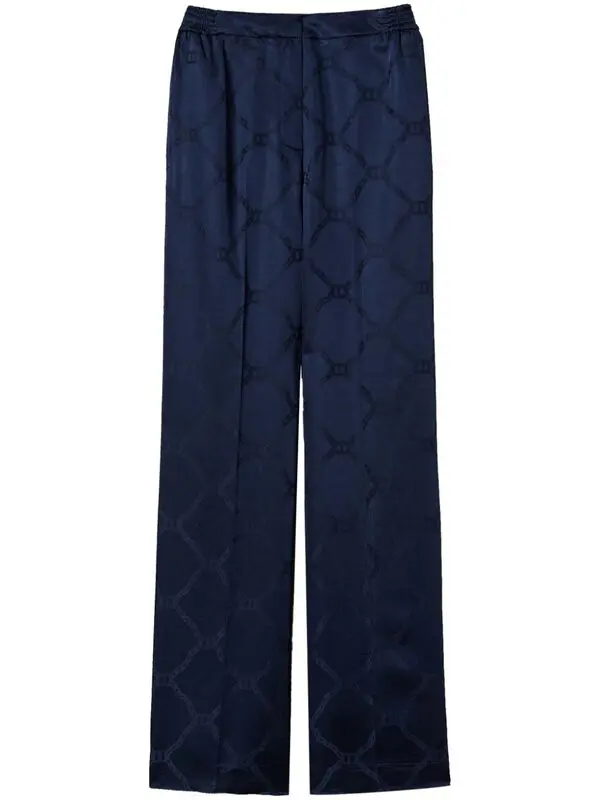 TWINSET T-jacquard Palazzo Pants