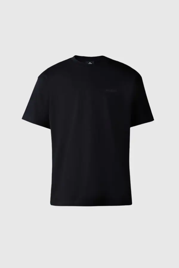 Mackage Tee-r T-shirt With Silicone Logo - Black