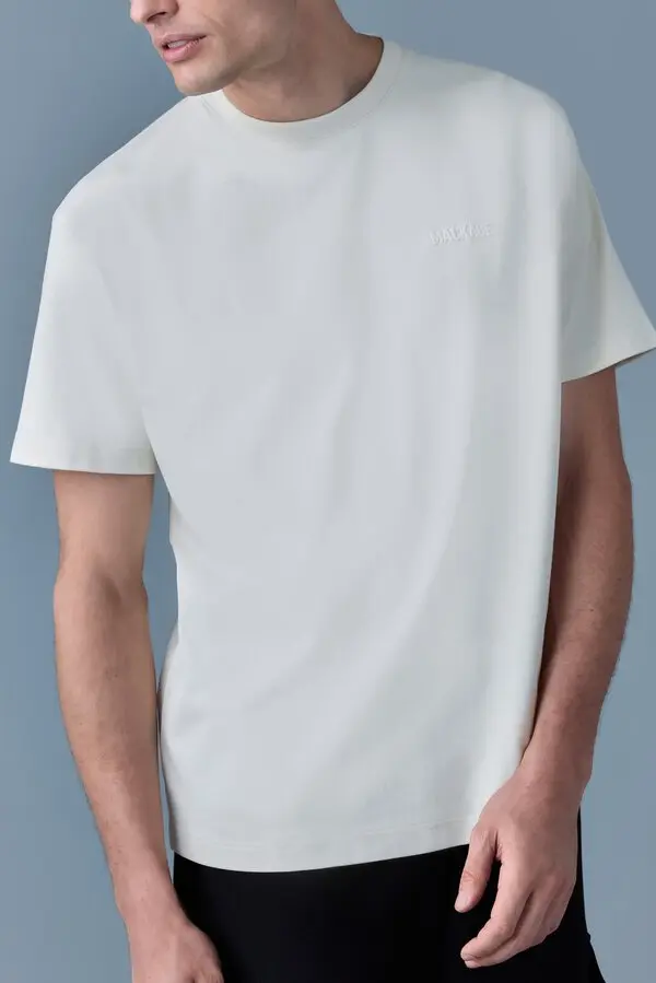 Mackage Tee-r T-shirt With Silicone Logo - Light Camel