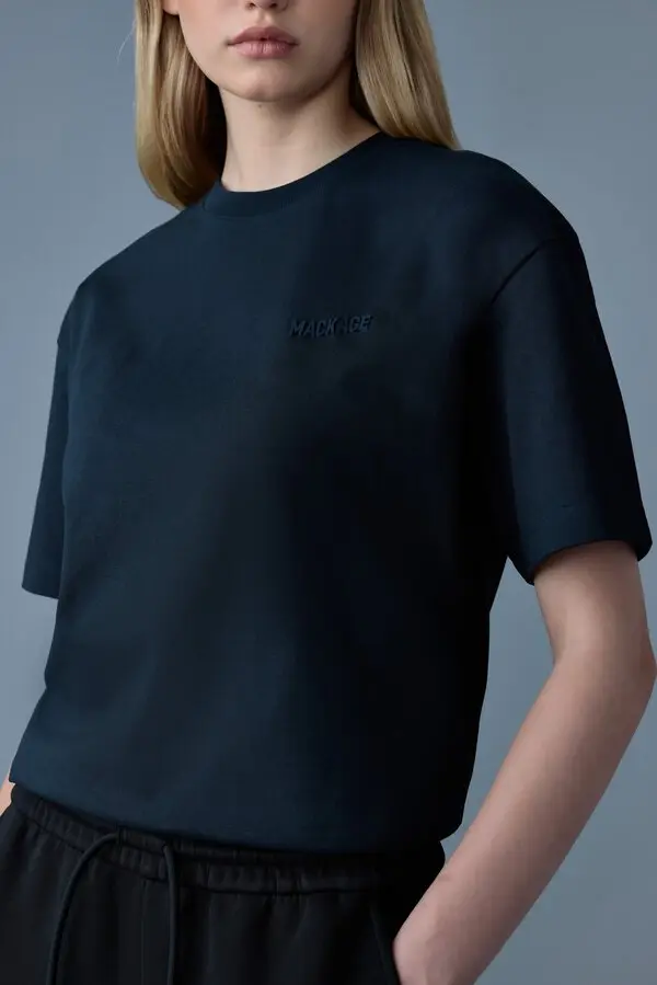 Mackage Tee-r T-shirt With Silicone Logo - Light Camel