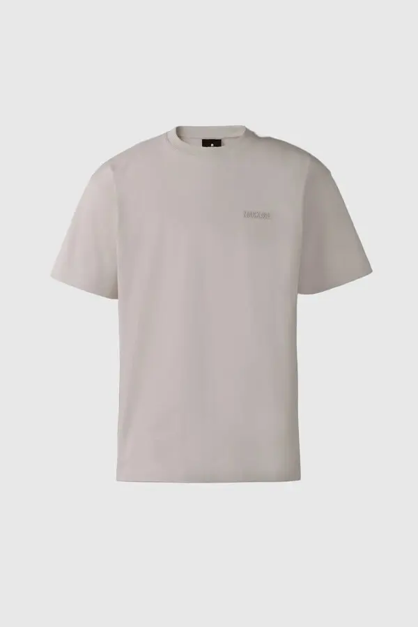 Mackage Tee-r T-shirt With Silicone Logo - Light Camel