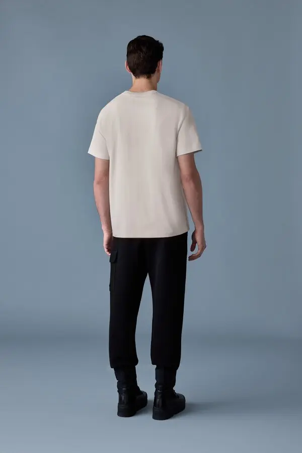 Mackage Tee-r T-shirt With Silicone Logo - Light Camel