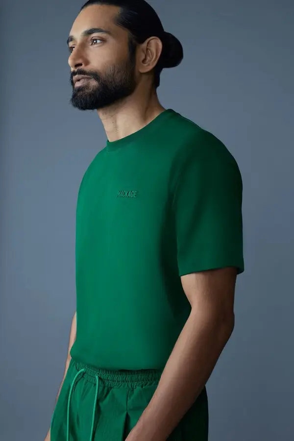 Mackage Tee-r T-shirt With Silicone Logo - Light Camel