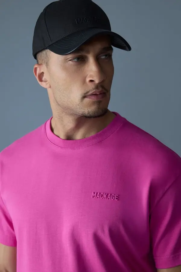 Mackage Tee-r T-shirt With Silicone Logo - Light Camel