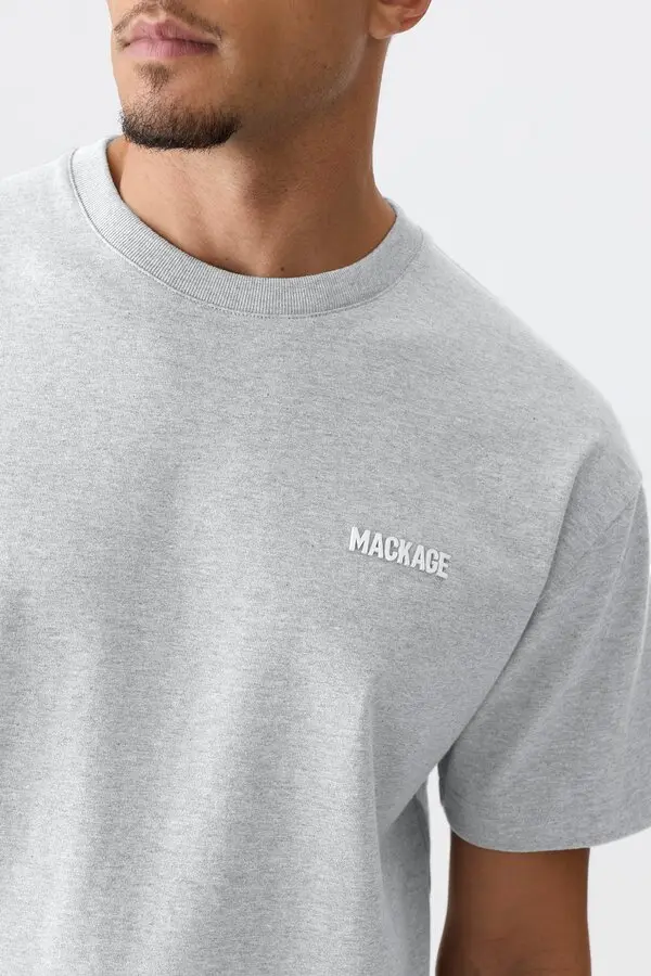 Mackage Tee-r T-shirt With Silicone Logo - Light Camel