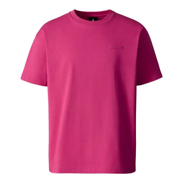 Mackage Tee-r T-shirt With Silicone Logo - Light Camel