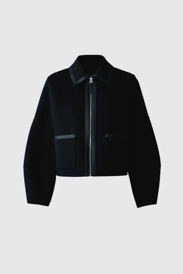 Mackage Solana Double-face Wool Jacket - Coffee