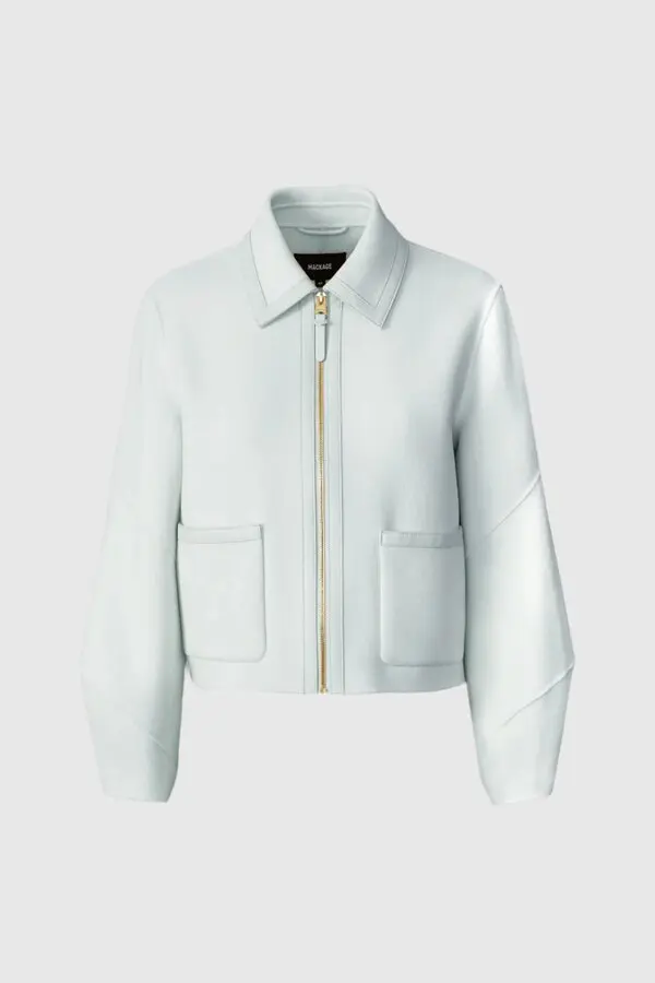 Mackage Solana Double-face Wool Jacket - Coffee