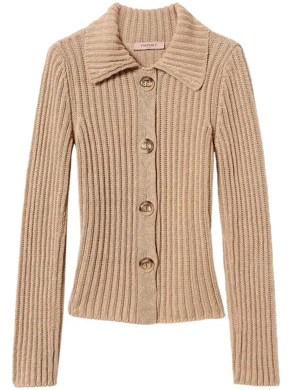 TWINSET Oval T Buttons Cardigan