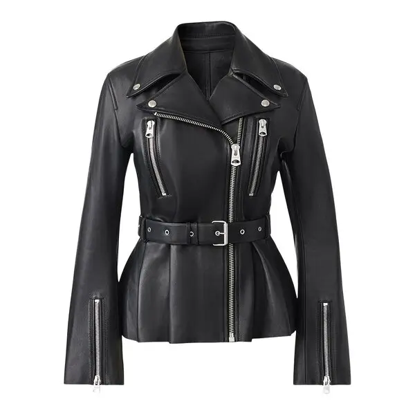 Mackage Abigail Calfskin Biker Jacket