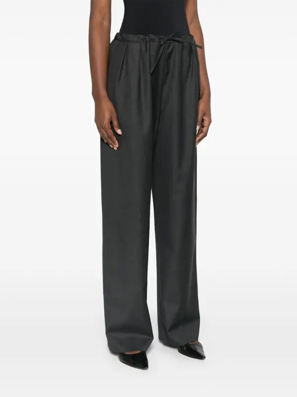Loulou De Saison Straight-leg Trousers - Grey
