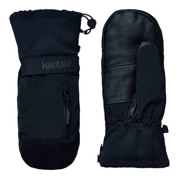 Mackage Wynd 2-layer Technical Ski Mittens - Black