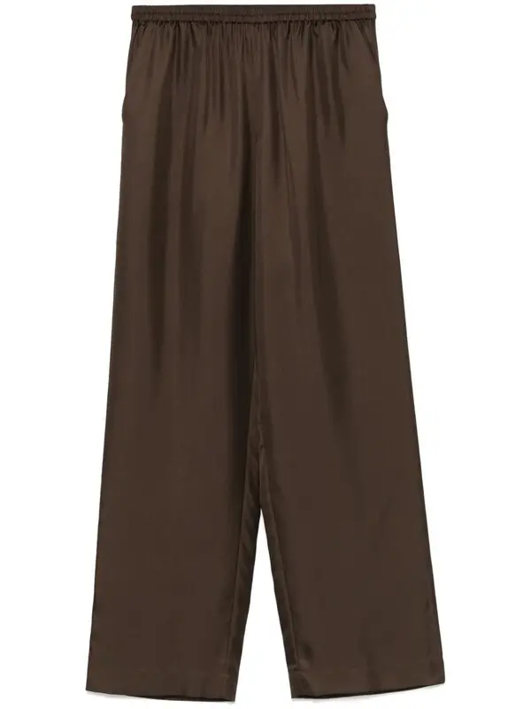 Loulou De Saison Loulou Studio Alera Straight-leg Trousers - Brown
