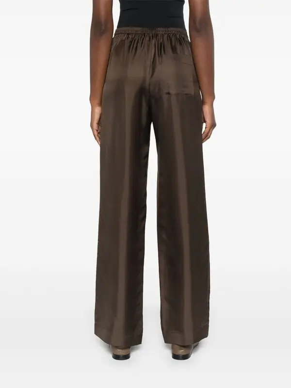 Loulou De Saison Loulou Studio Alera Straight-leg Trousers - Brown
