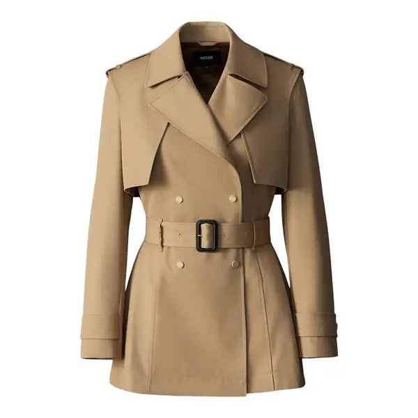 Mackage Adva Mid-length Coat - Light Camel
