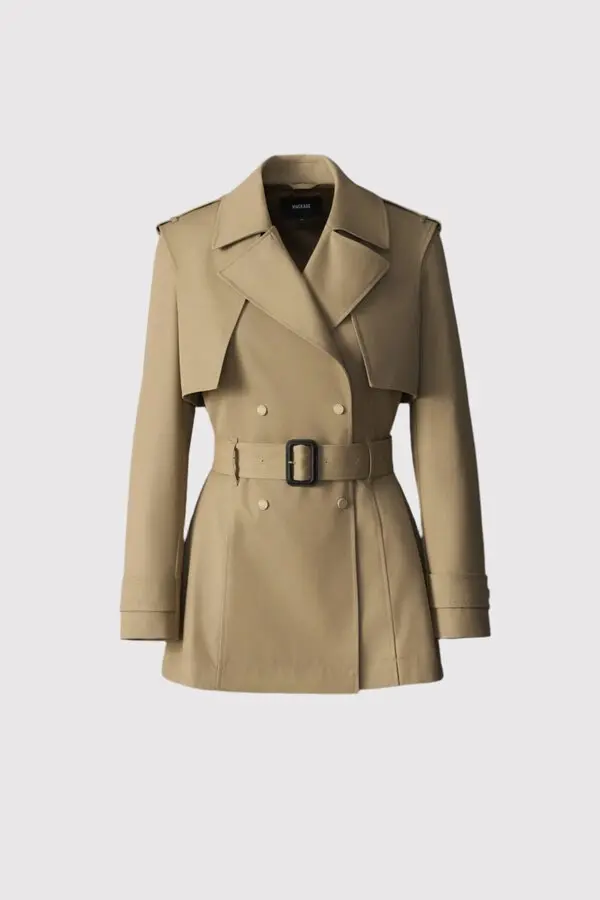 Mackage Adva Mid-length Coat - Light Camel